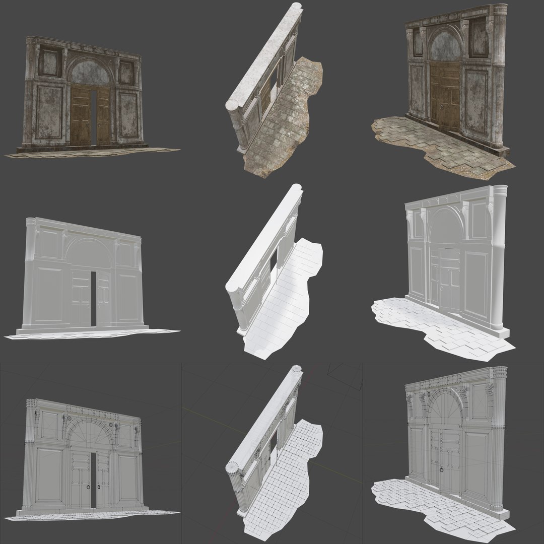 Gate Old 3D Model - TurboSquid 1372399