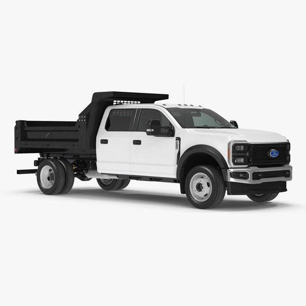 Ford F550 Super Duty Black Dump 2023 3D-Modell - TurboSquid 2097805