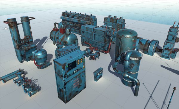 3d model machinery pack