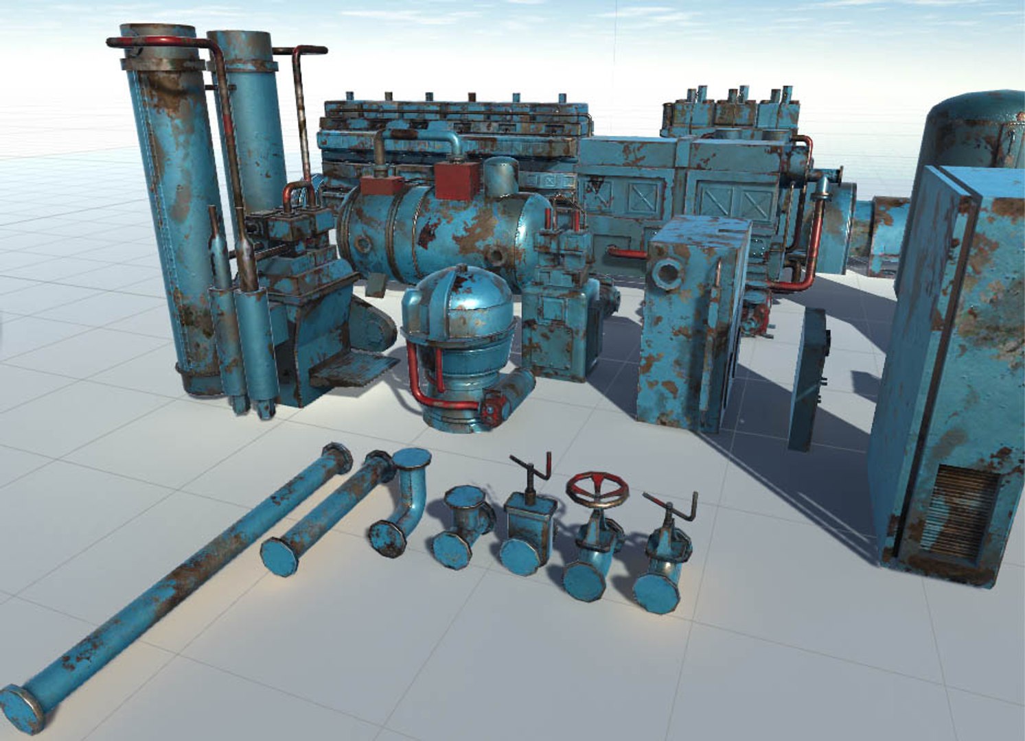 3d Model Machinery Pack