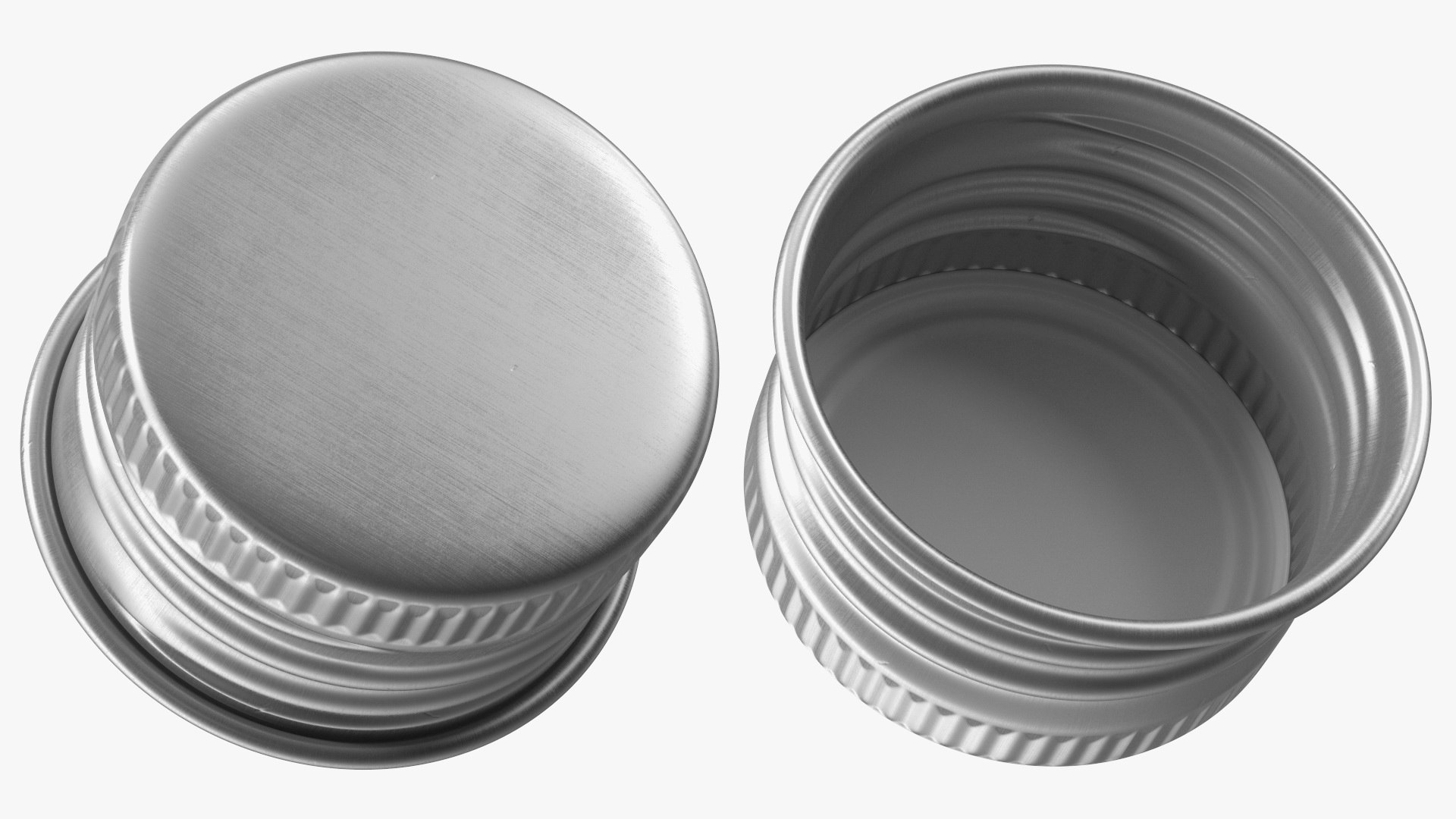 3D Pre-threaded Aluminum Screw Cap 18mm - TurboSquid 1956030