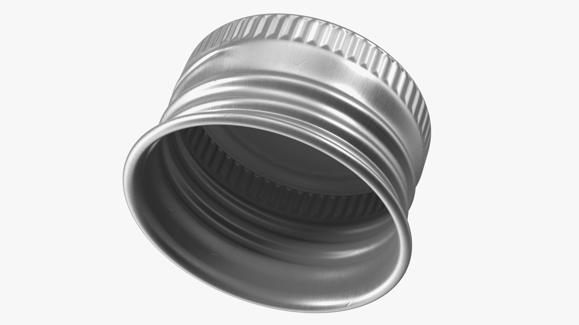 3D Pre-threaded Aluminum Screw Cap 18mm - TurboSquid 1956030