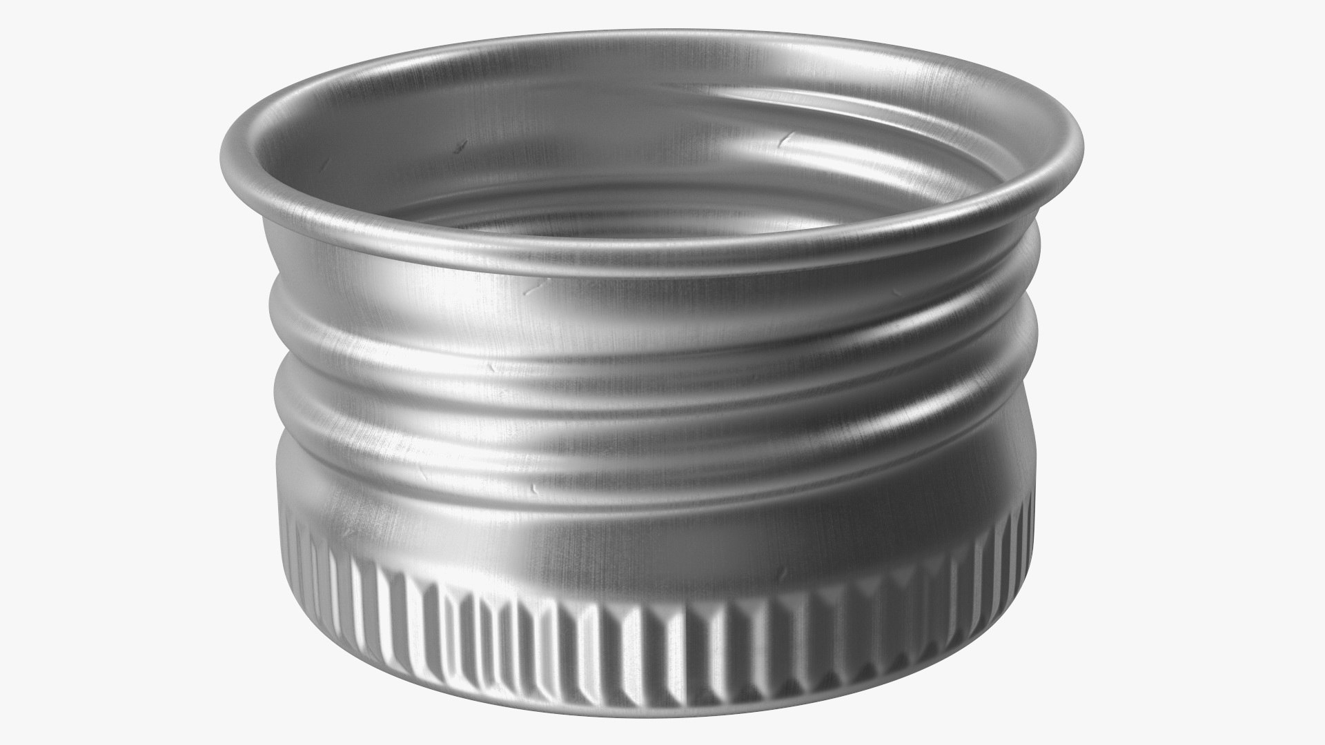 3D Pre-threaded Aluminum Screw Cap 18mm - TurboSquid 1956030