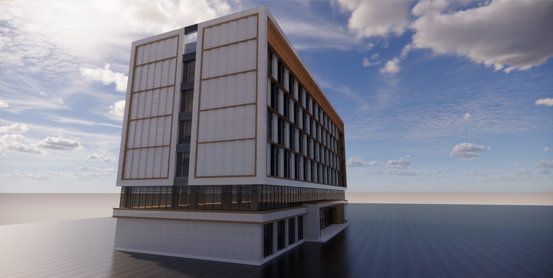 3D Office Building And Dormitory-A11 - TurboSquid 2099048