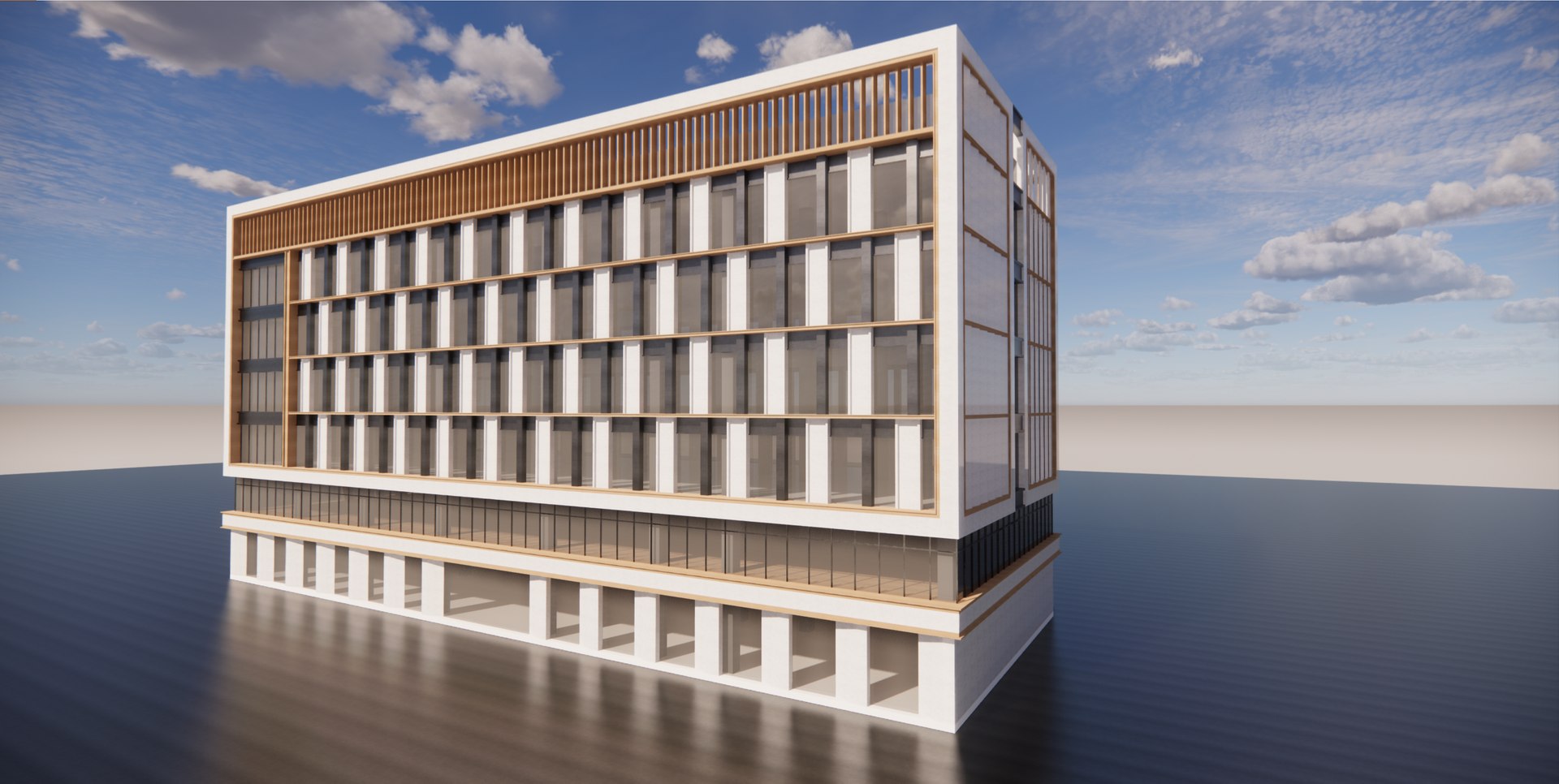 3D Office Building And Dormitory-A11 - TurboSquid 2099048