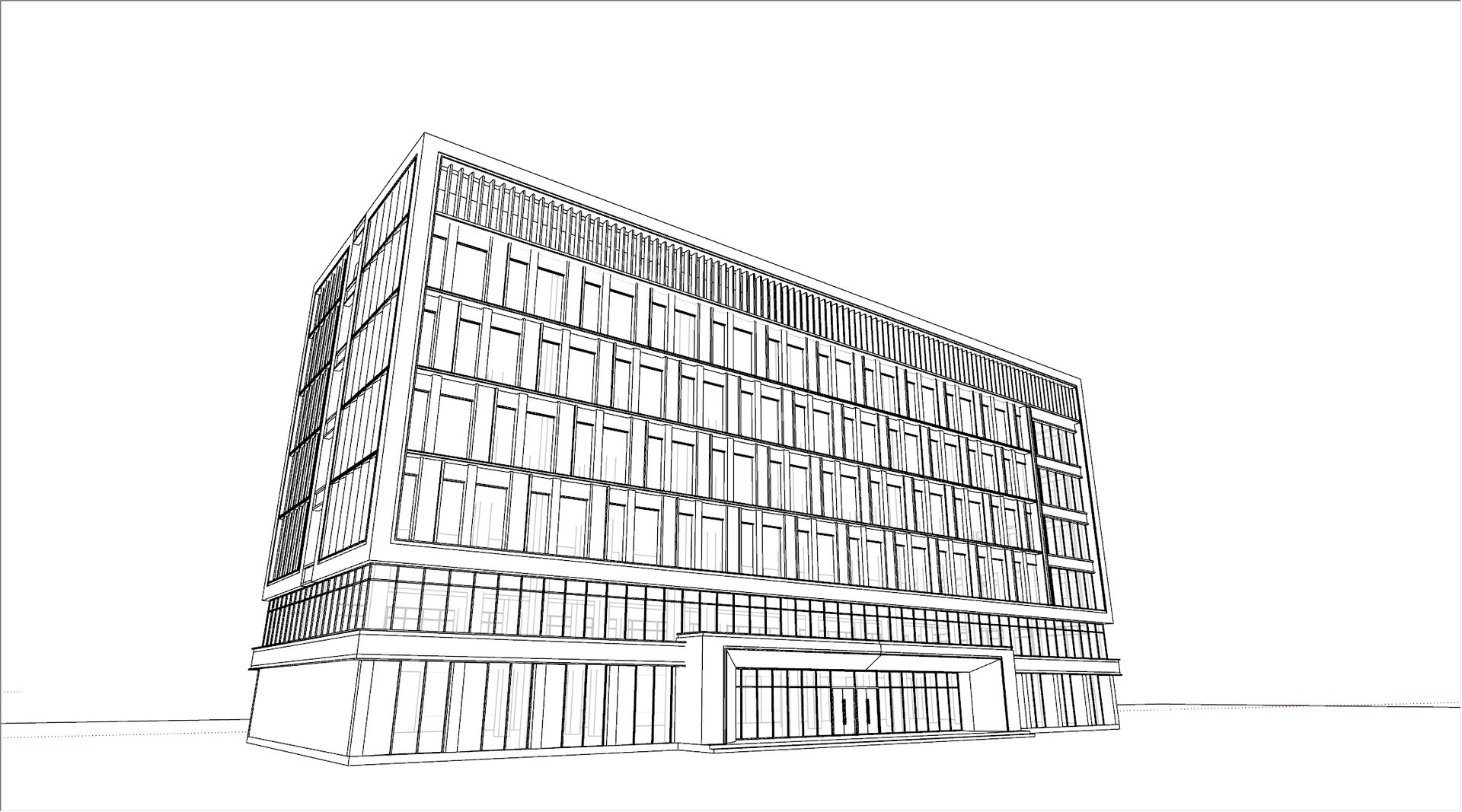 3D Office Building And Dormitory-A11 - TurboSquid 2099048