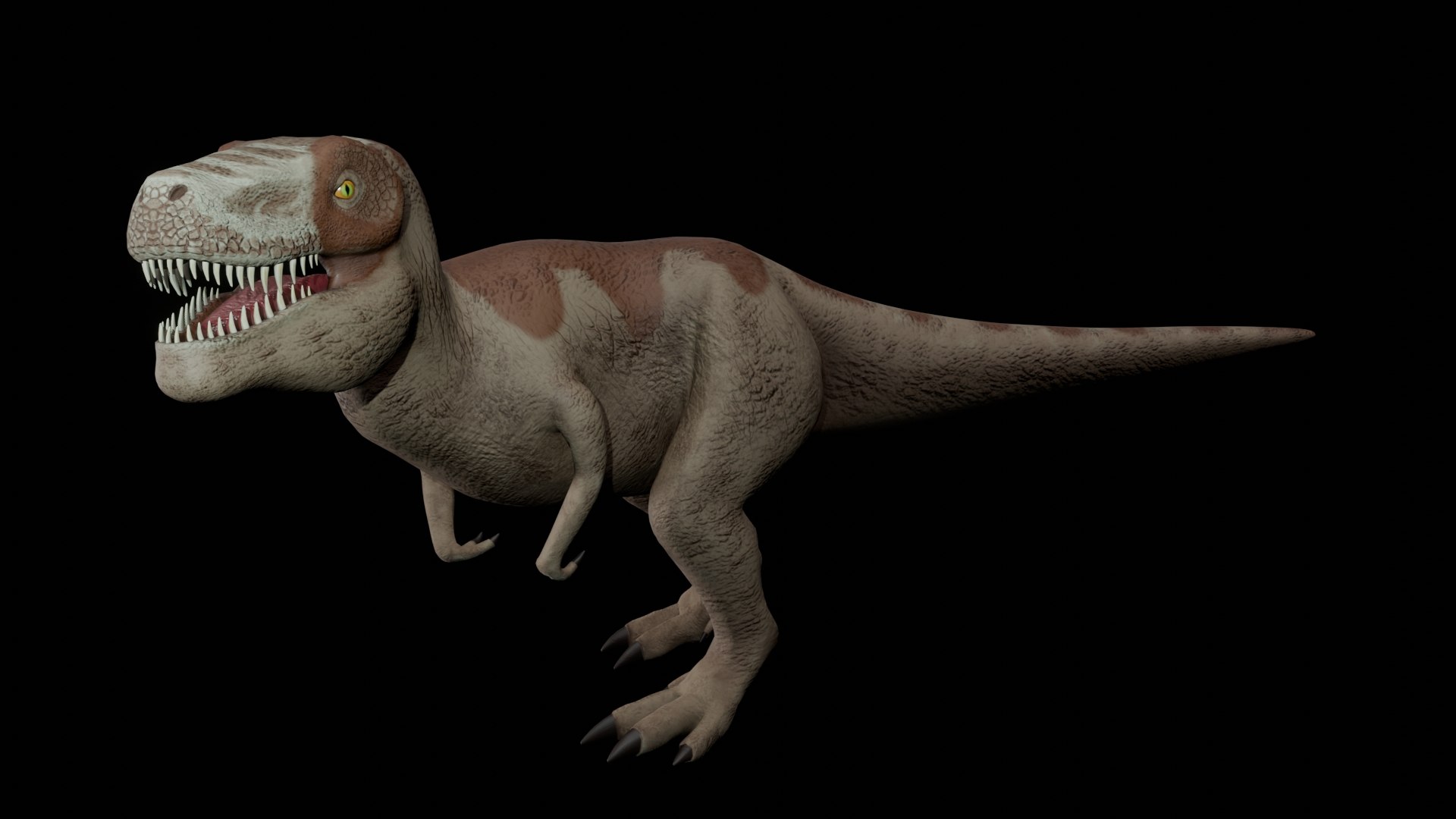 3D Tyrannosaurus Rex Animated Rigged - TurboSquid 2174681