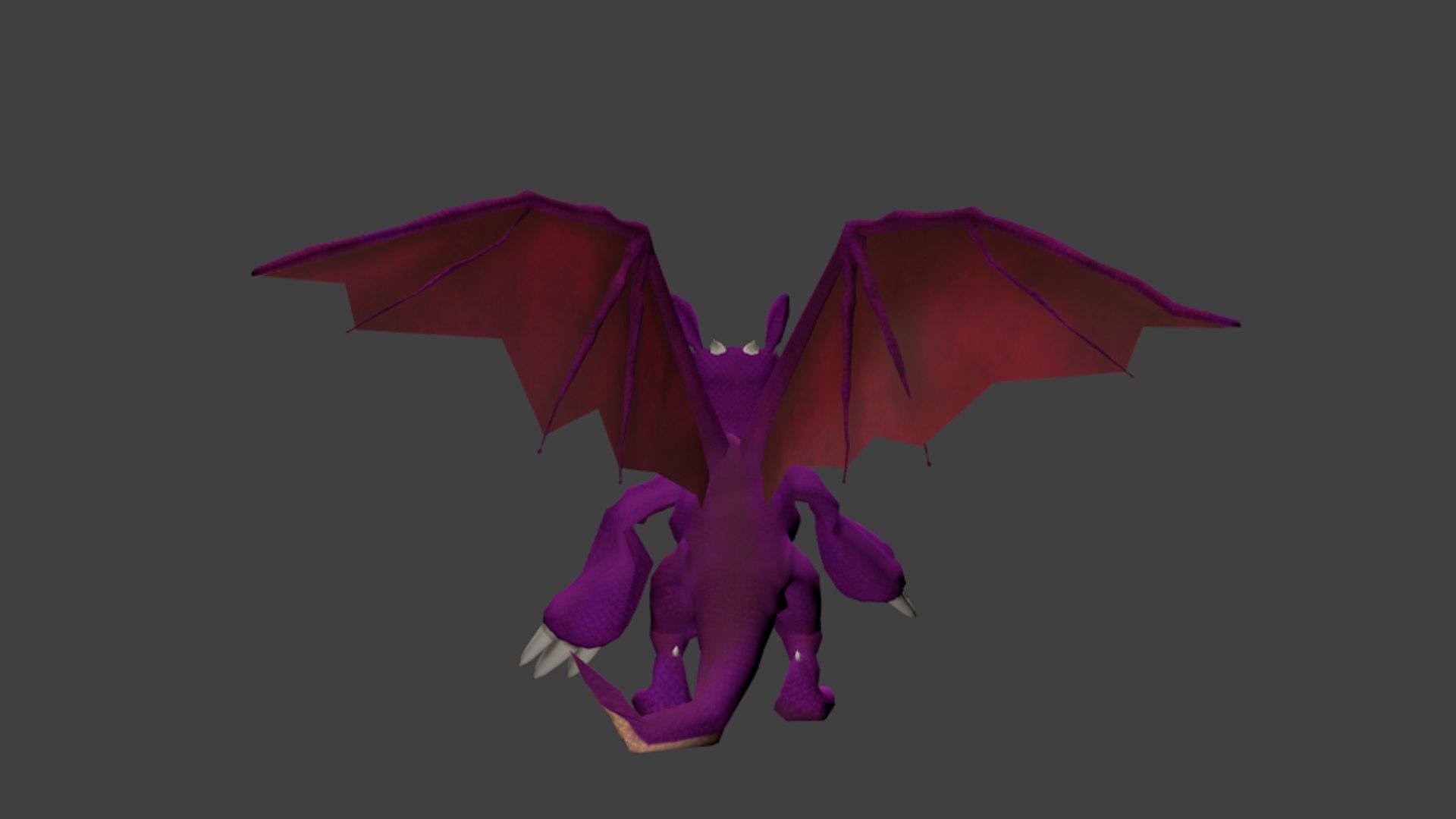 Cartoon Dragon Animation 3d Model