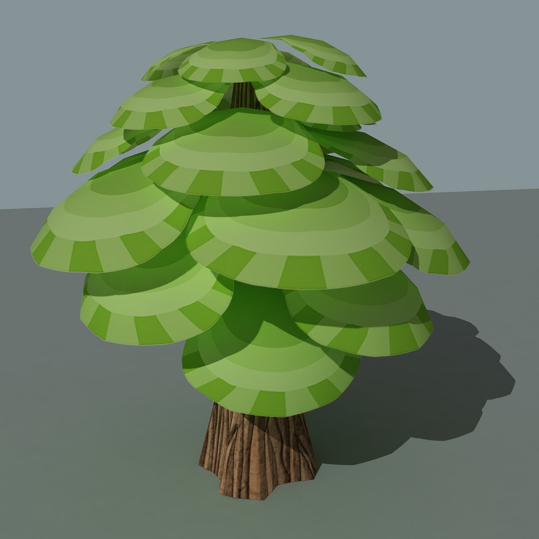 3D Model Toon Trees - TurboSquid 1285324