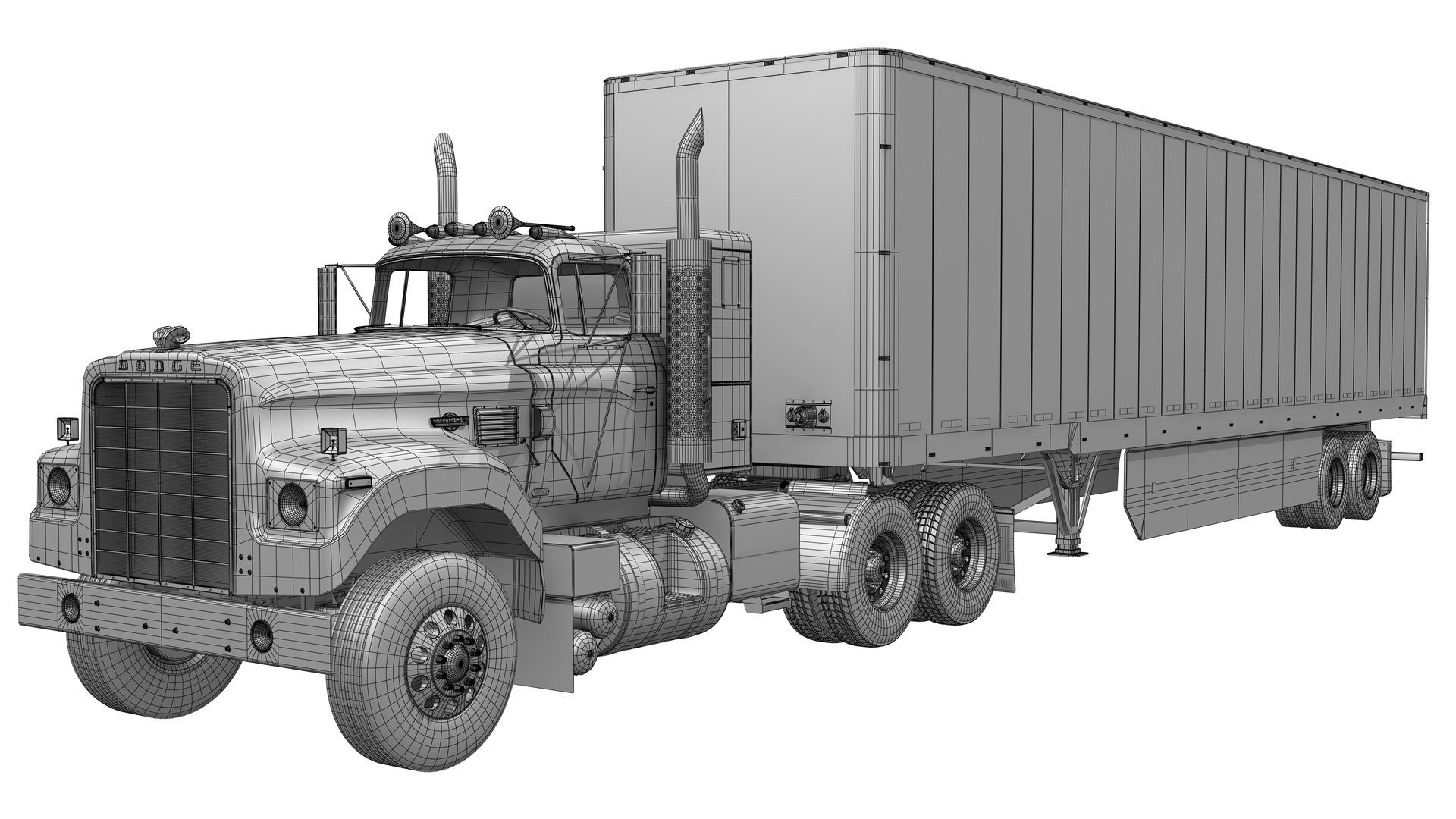 3D Dodge CNT 950 Big Horn 1973 - 1975 - TurboSquid 2135190