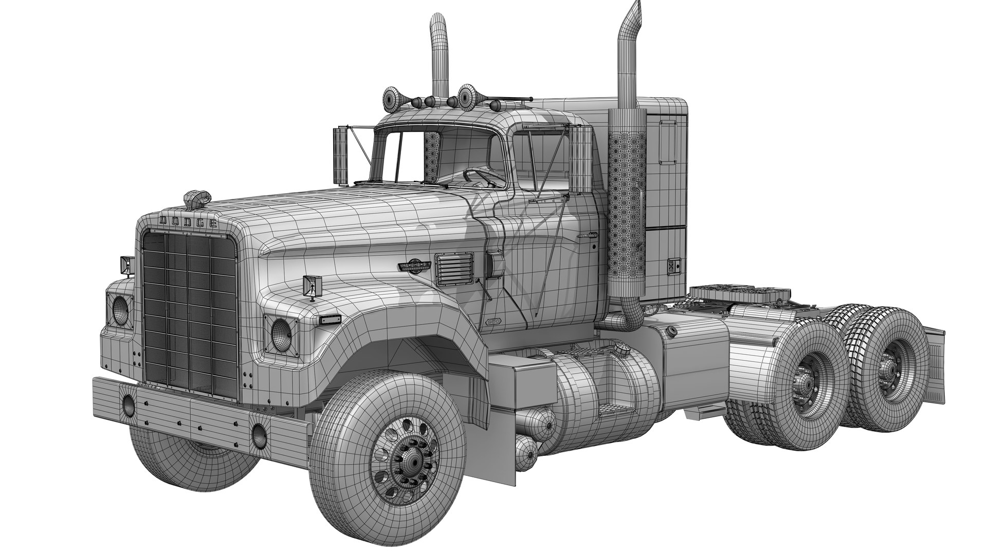 3D Dodge CNT 950 Big Horn 1973 - 1975 - TurboSquid 2135190