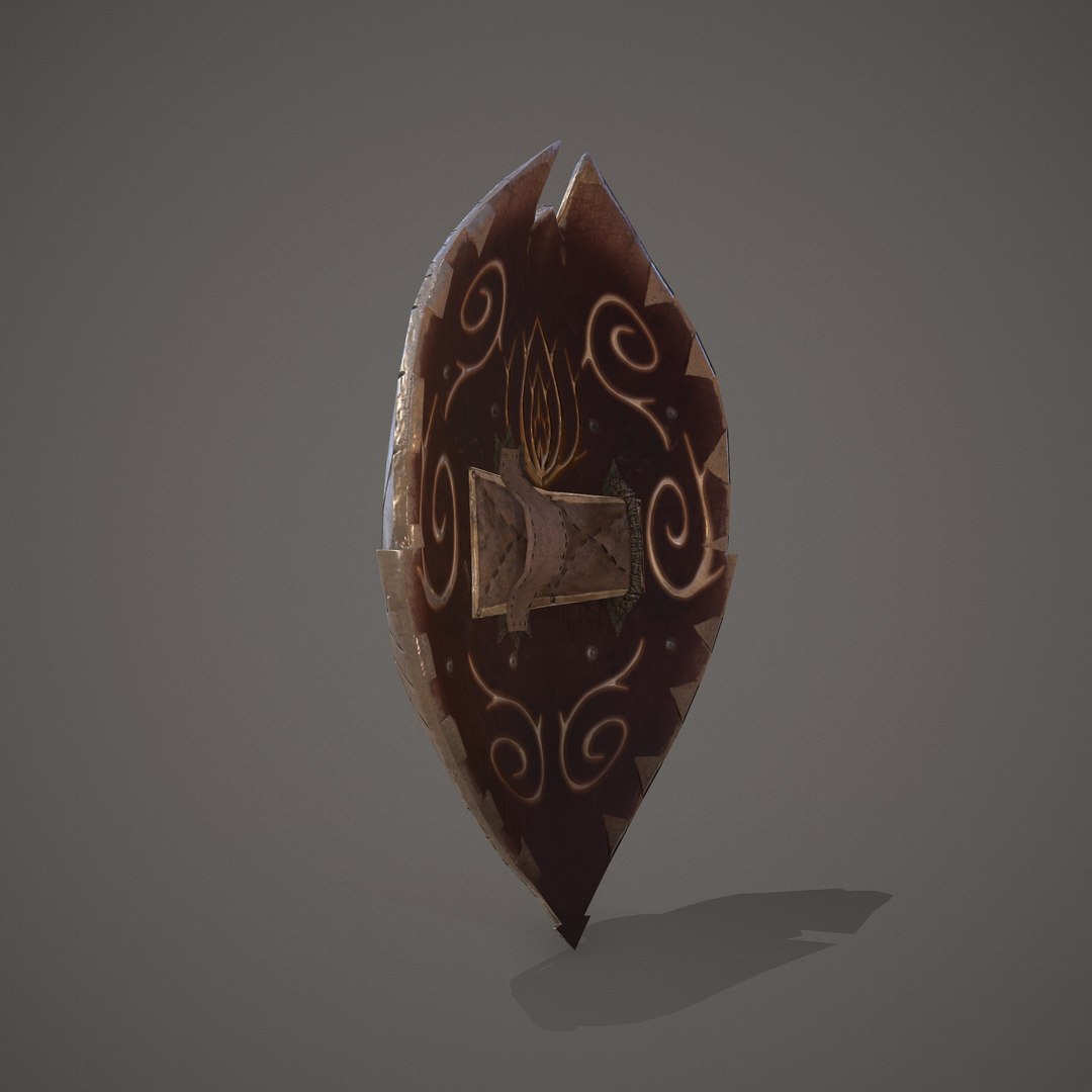 3D Elves Shield Games Model - TurboSquid 1392781