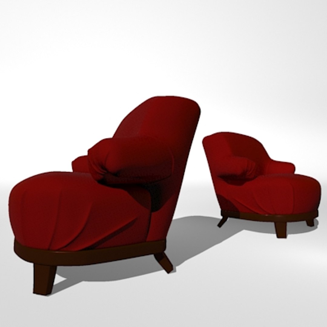 3dsmax Gacy Armchair Promemoria