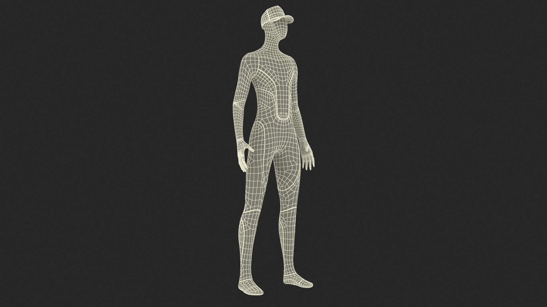 3D Tesla Bot In Trump Cap Rigged For Maya - TurboSquid 2341221