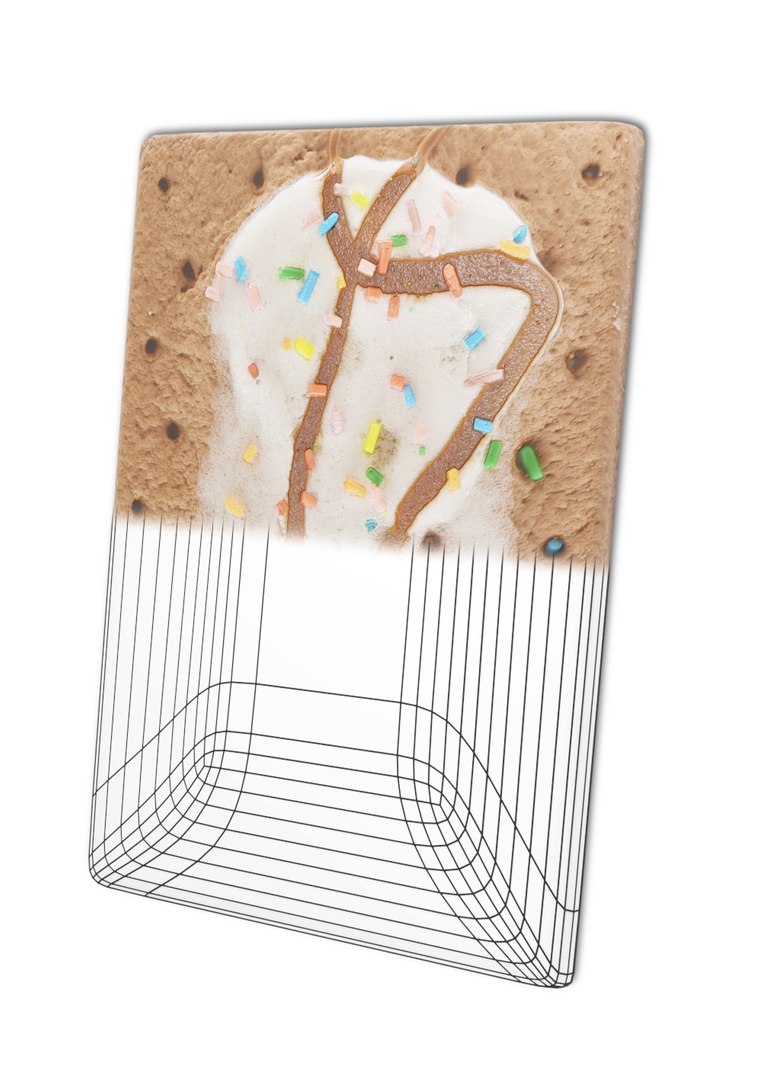 Toaster pastry 3D model - TurboSquid 1435580