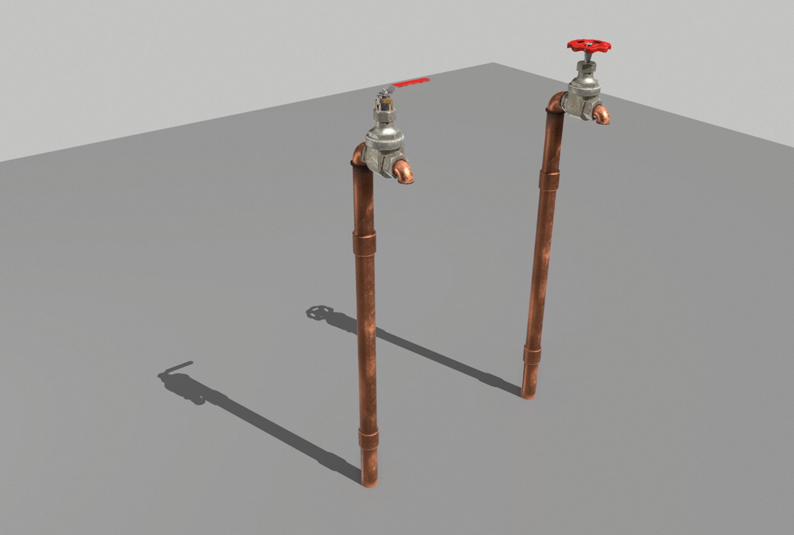 3D Water Pipes - TurboSquid 1532175