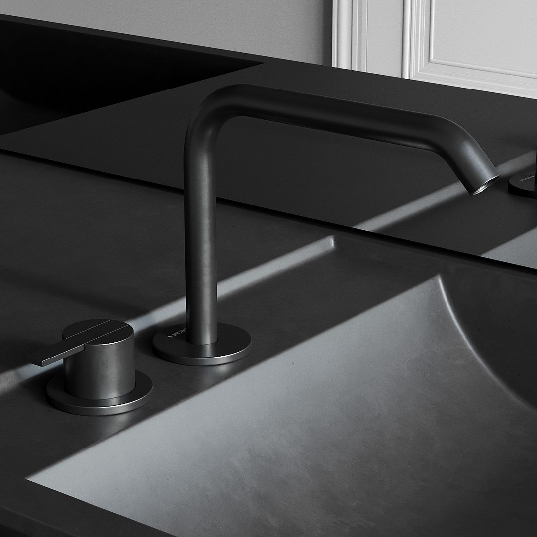 Inbani Strato Vanity Unit Set 7 3D model - TurboSquid 1812380