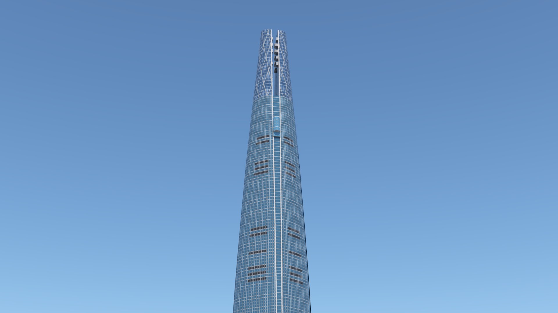 3D Lotte World Tower Model - TurboSquid 2246300