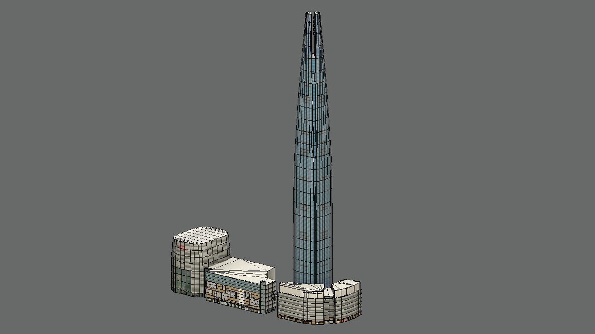 3D Lotte World Tower Model - TurboSquid 2246300