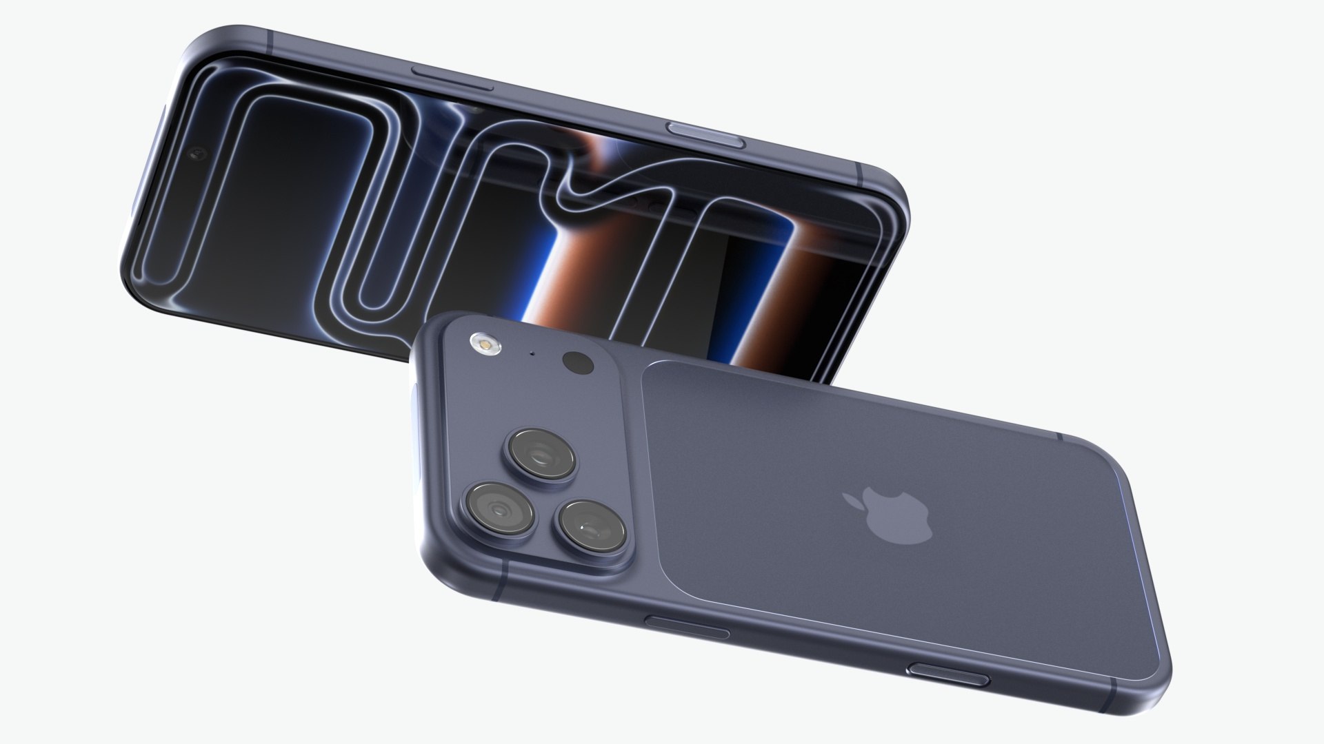 3D Apple IPhone 17 Pro Max Deep Blue - TurboSquid 2459126