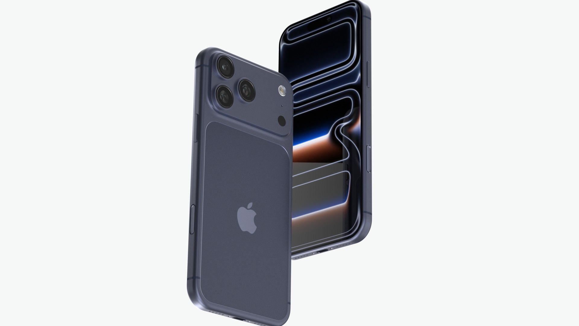 3D Apple IPhone 17 Pro Max Deep Blue - TurboSquid 2459126