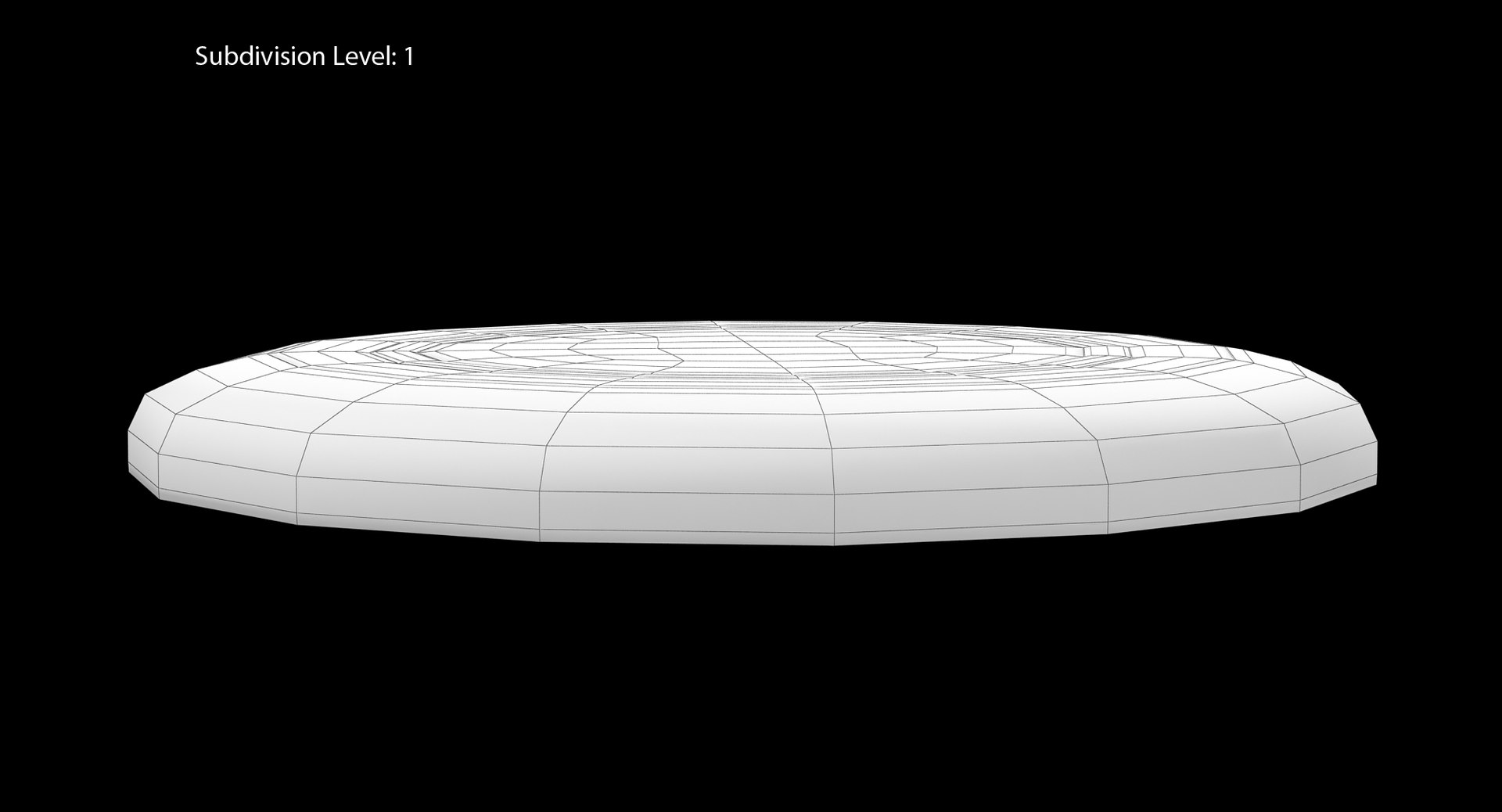 3d model frisbee dots