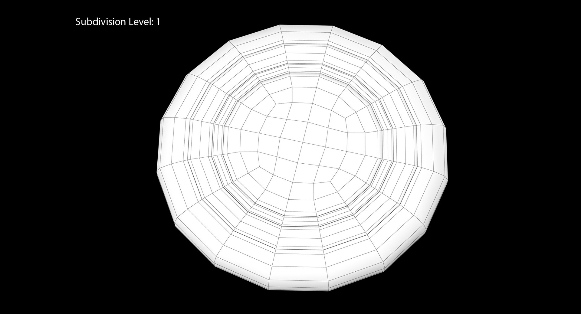 3d model frisbee dots