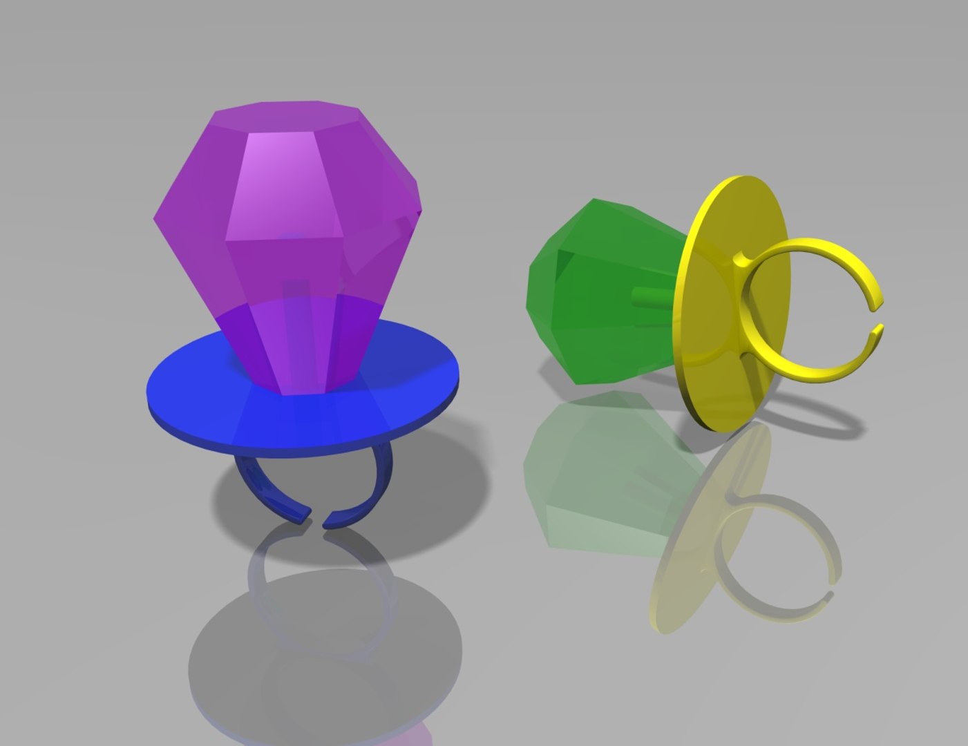 Ring Pop Candy 3d Model