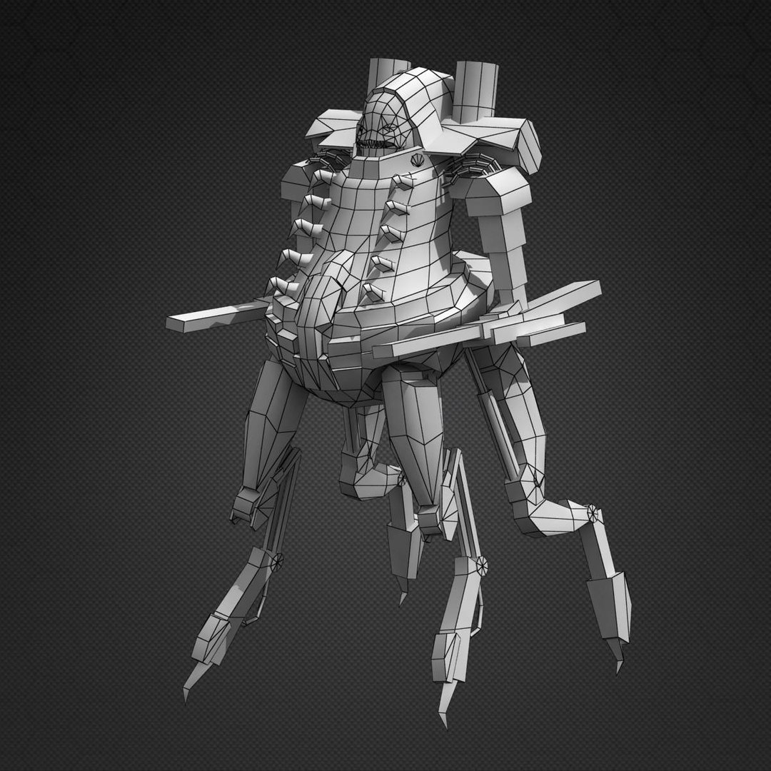 3d model monster animations