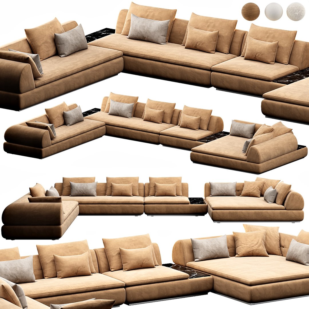 3D Minotti Supermoon Model - TurboSquid 2339060