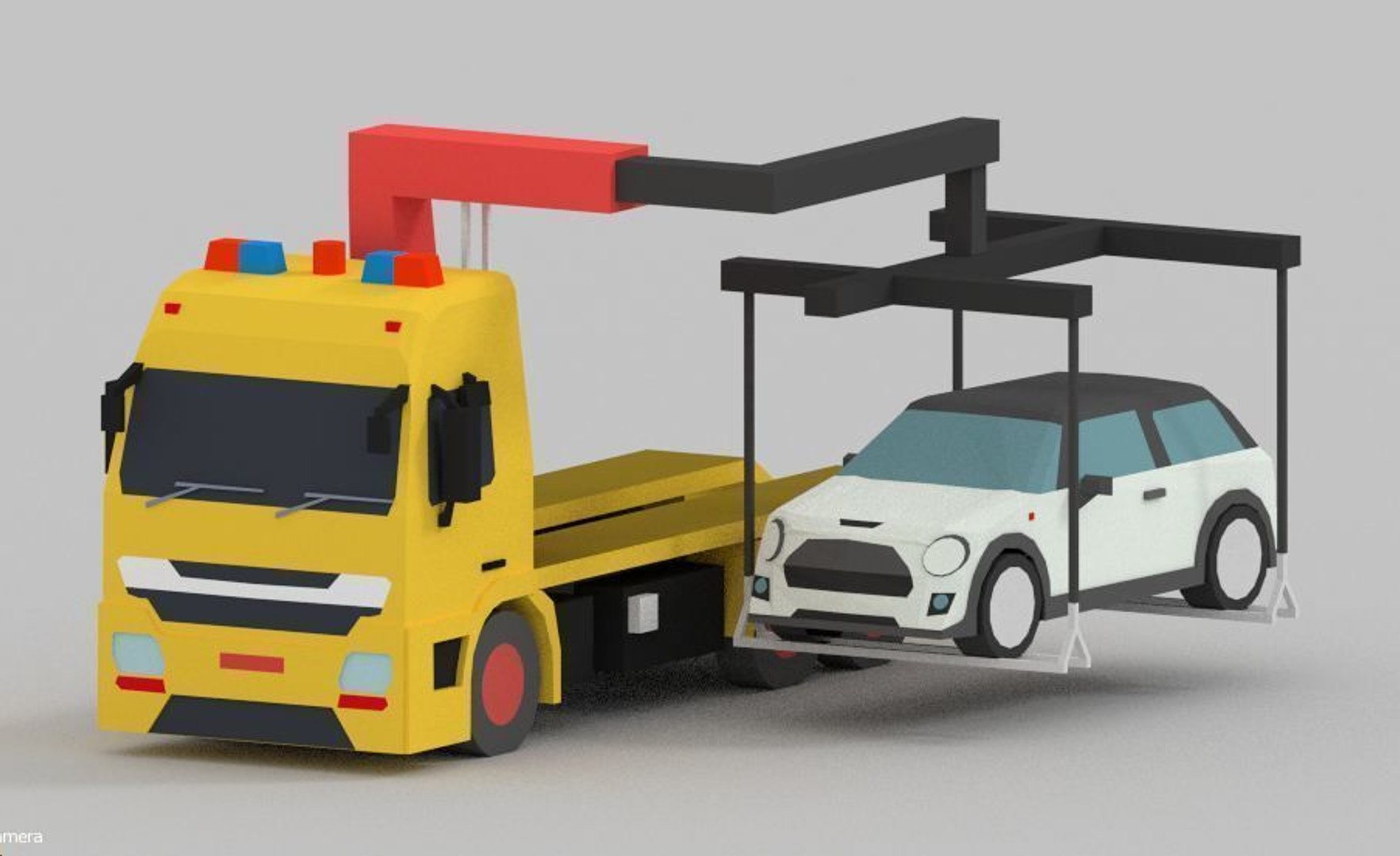 3D Tow Truck - TurboSquid 1426668