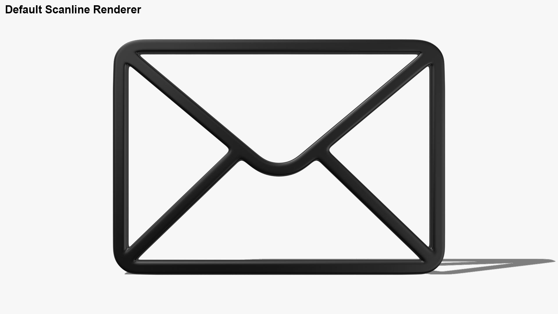 3D Envelope Icon - TurboSquid 2092068