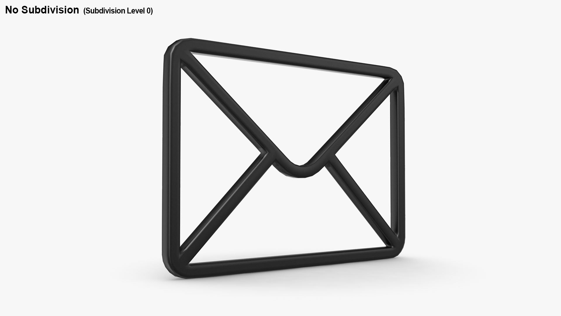 3D Envelope Icon - TurboSquid 2092068