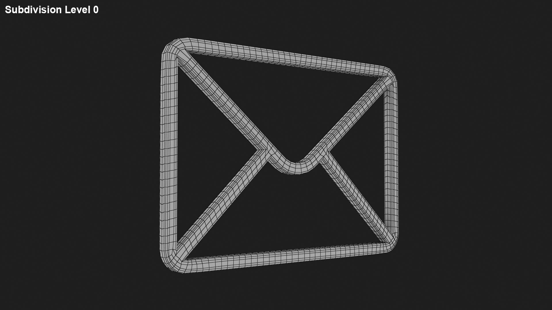 3D Envelope Icon - TurboSquid 2092068