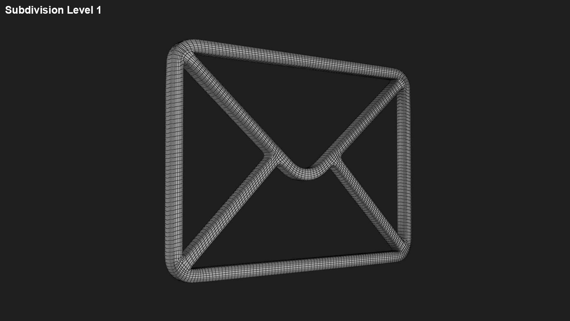3D Envelope Icon - TurboSquid 2092068
