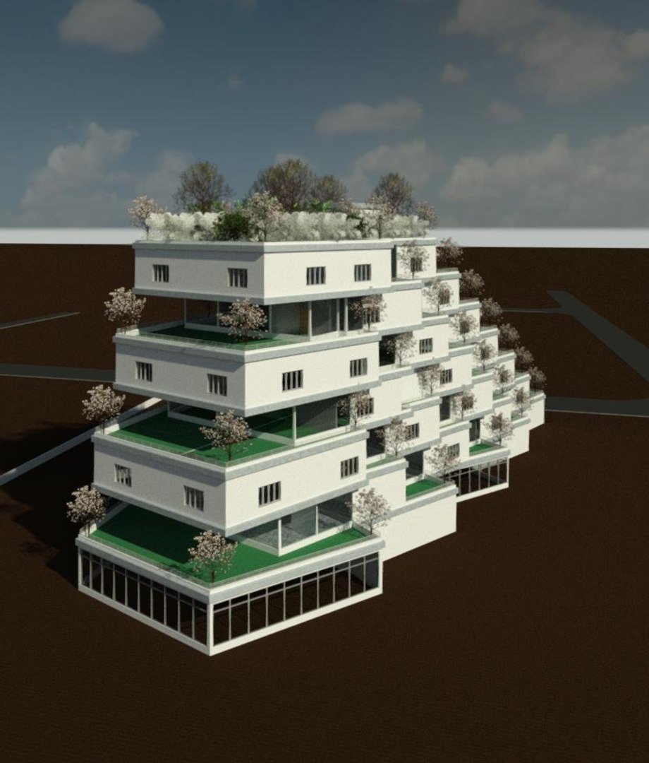 Revit Residential Complex 3D Model - TurboSquid 1463547