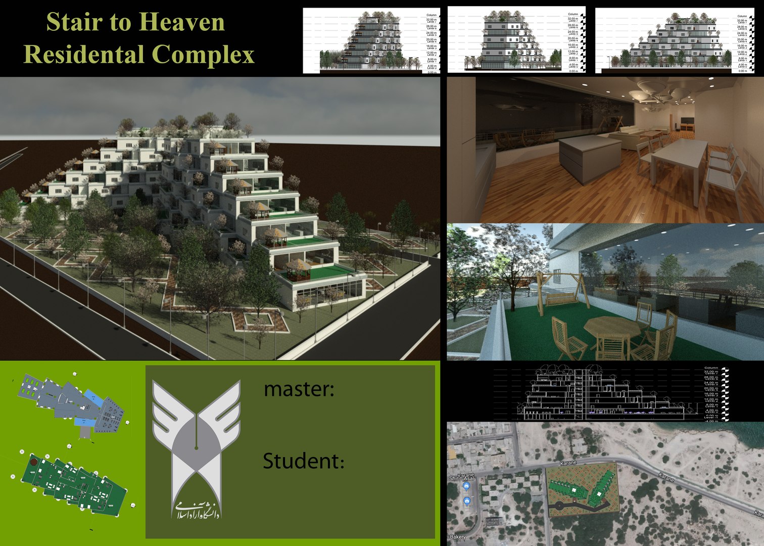 Revit Residential Complex 3D Model - TurboSquid 1463547