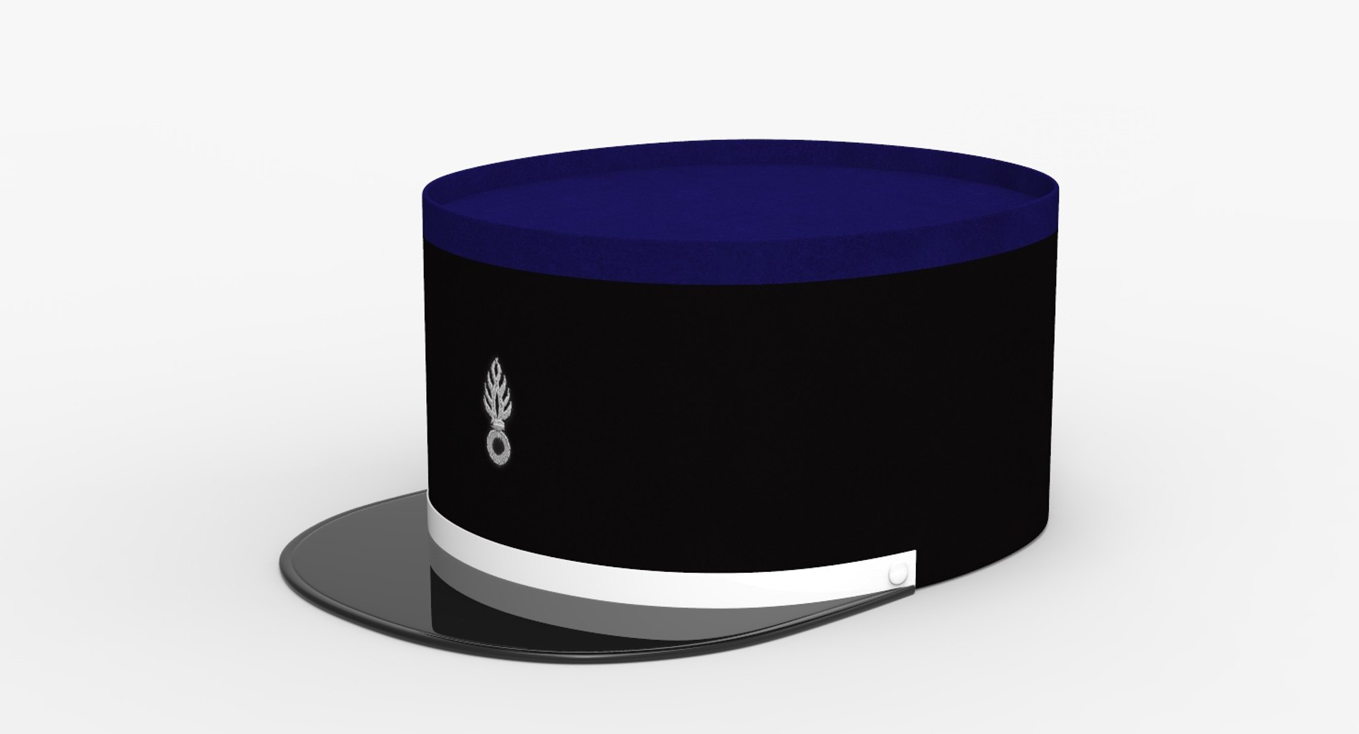 3D french officer cap model - TurboSquid 1354115
