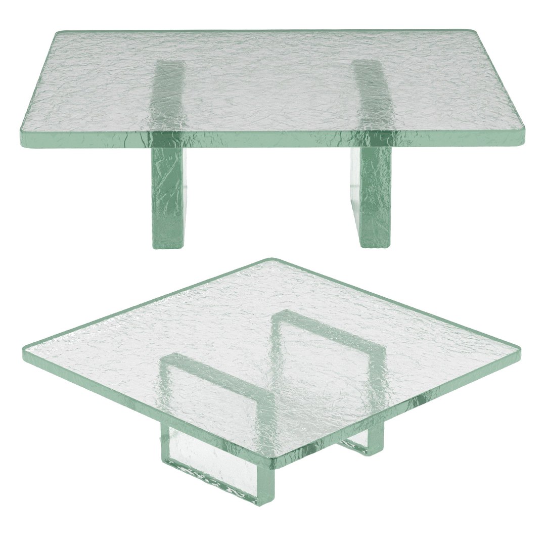 Wonderglass BERG COFFEE TABLE By JOHN PAWSON 3D - TurboSquid 2106919
