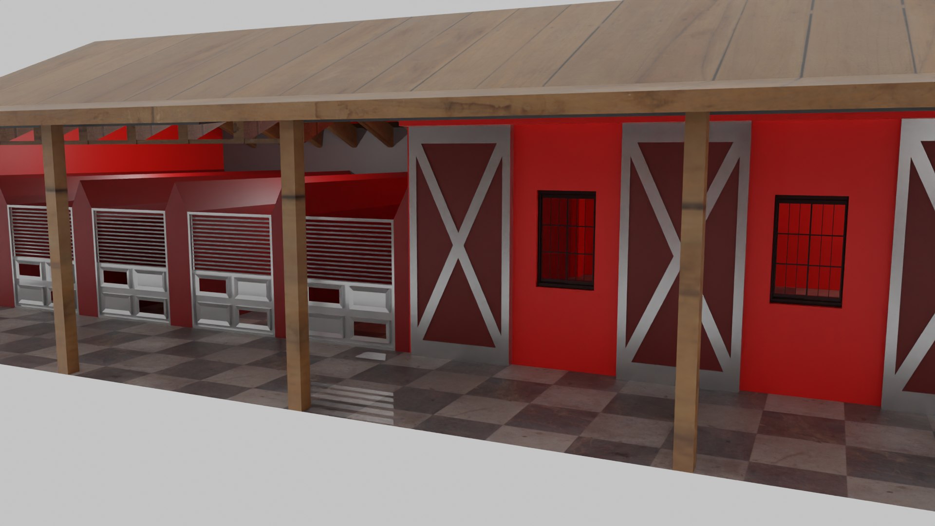 3D Horse Stable - TurboSquid 2159171