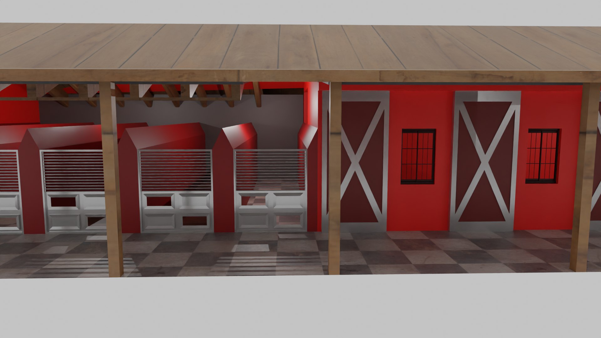 3D Horse Stable - TurboSquid 2159171