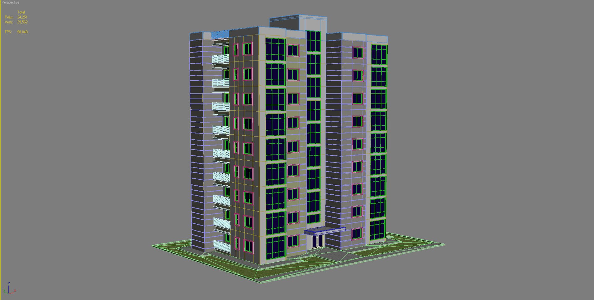 3D Residential Building - TurboSquid 1465793