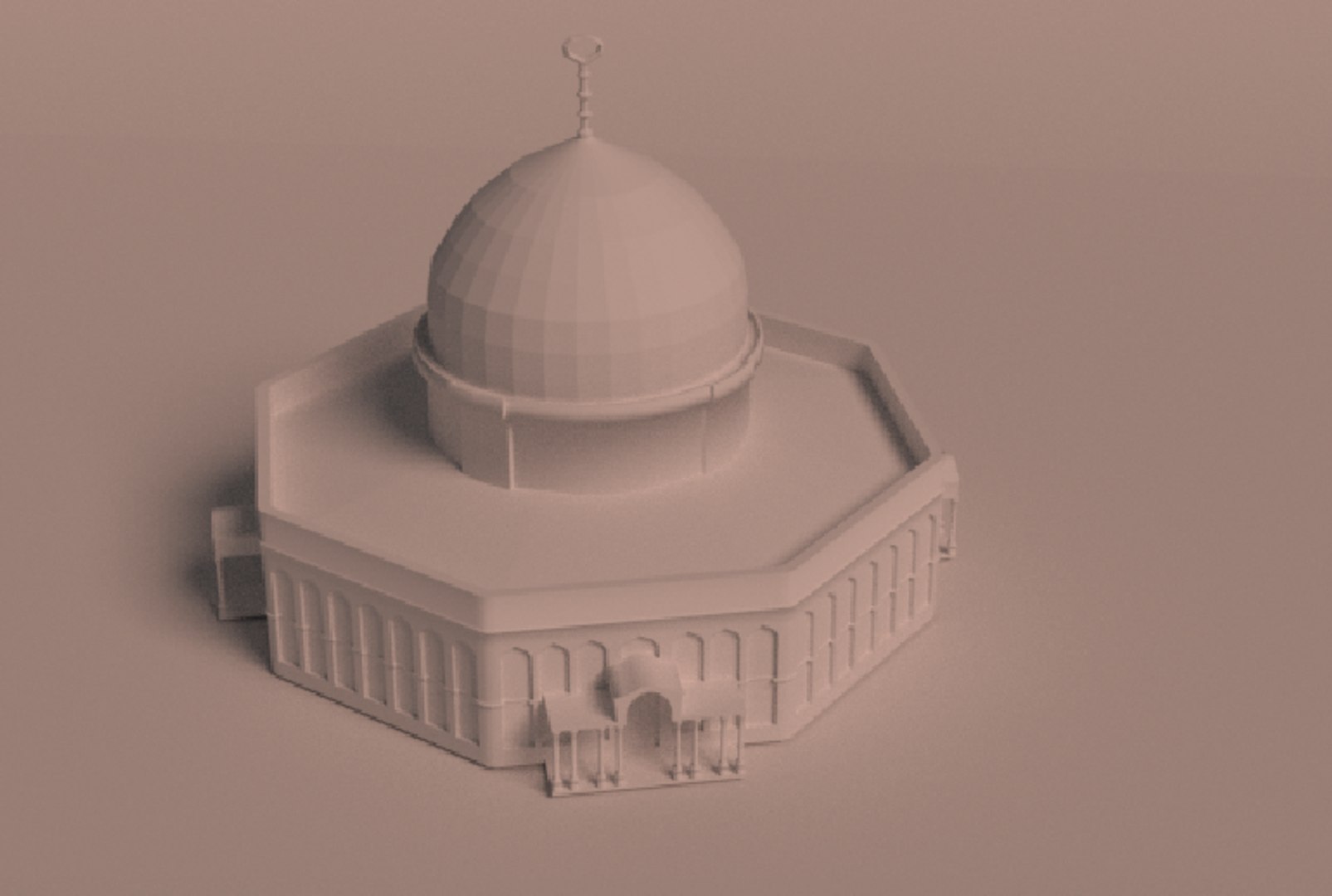 Al-aqsa Mosque 3D Model - TurboSquid 1245348