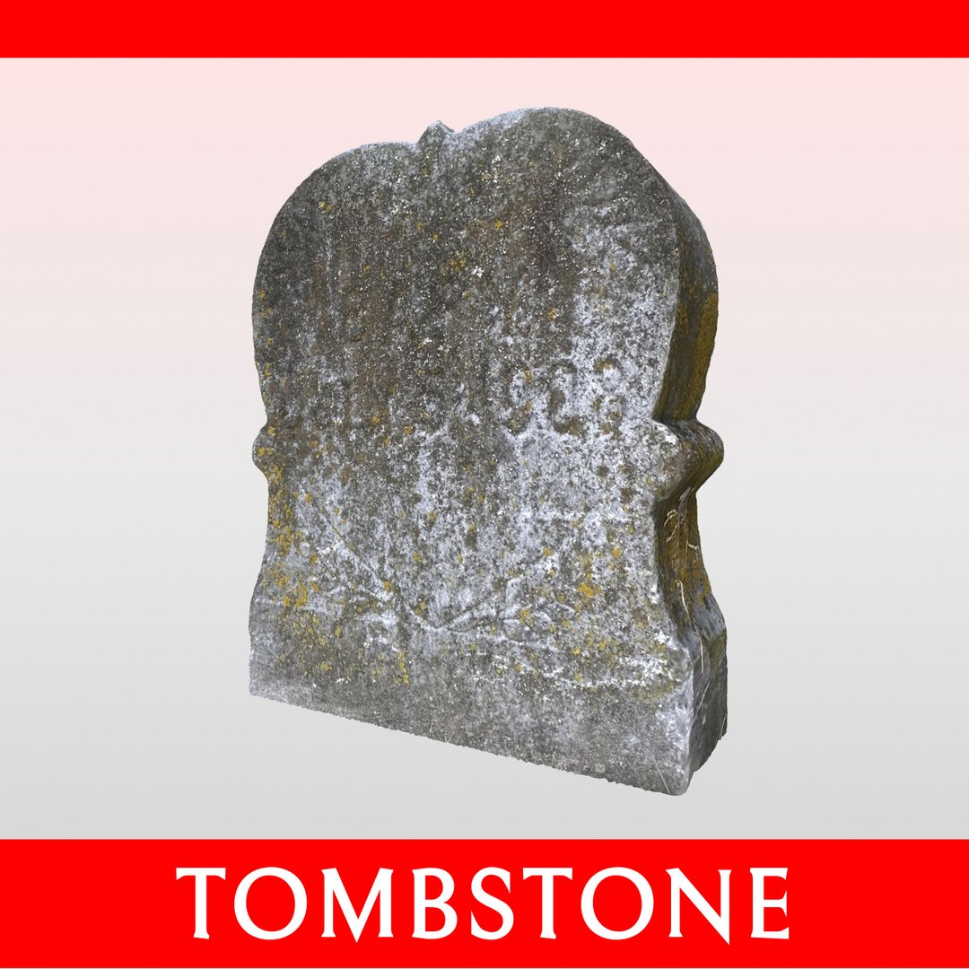 3D model tombstone - TurboSquid 1488365