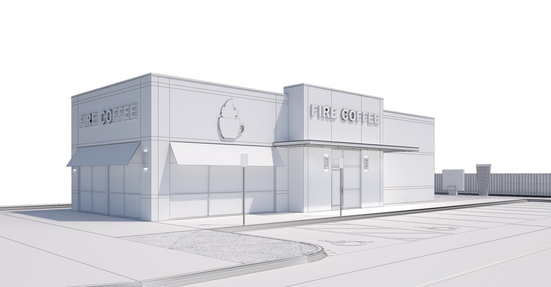 3D Retail Store - TurboSquid 1674086