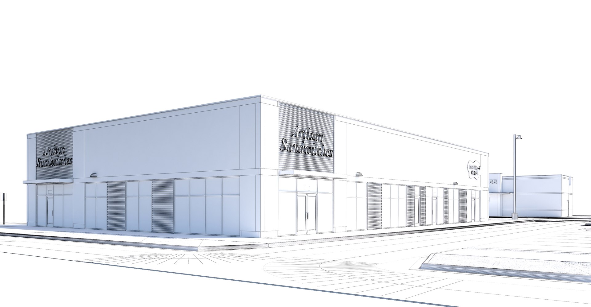 3D Retail Store - TurboSquid 1674086