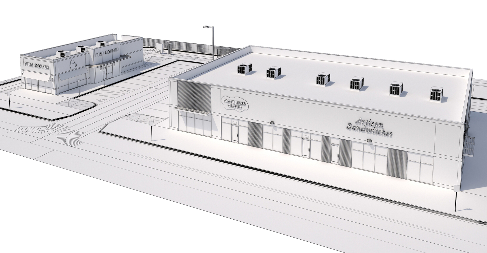 3D retail store - TurboSquid 1674086