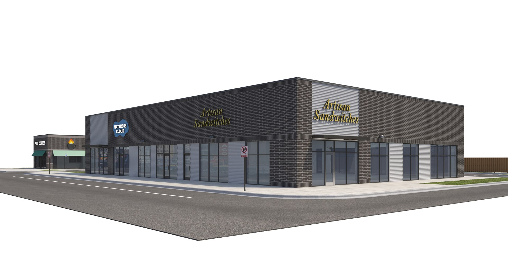 3D Retail Store - TurboSquid 1674086