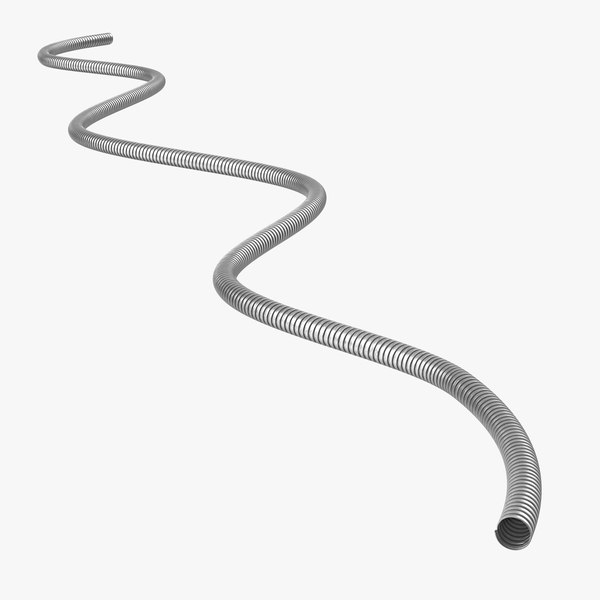 3d model of steel electrical conduit 5