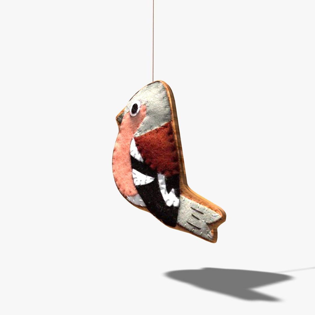 3d Model Handcrafted Bird Mobile